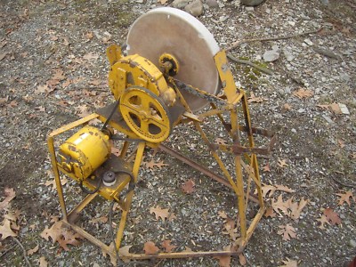 Antique Electric Grinding Sharpening Stone Wheel Farmhouse Vintage ...