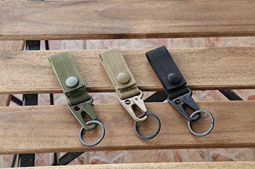 Tactical Molle Key Ring Gear Key Keeper Keychain Black (Pack of 2) | eBay