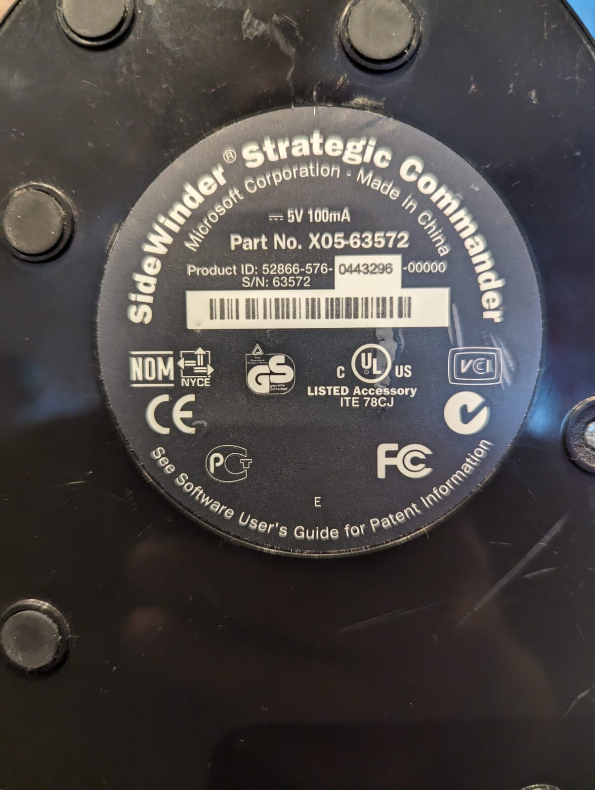 Microsoft SideWinder Strategic Commander Gamepad | eBay UK