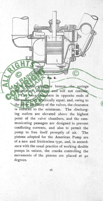 American Metropolitan Fire Engine Co (1902) Steam Power Fire Pump ...