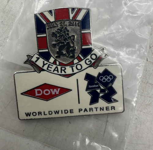 2012 London Olympic DOW Chemical 1 Year To Go 2011 Pin / Pinback | eBay