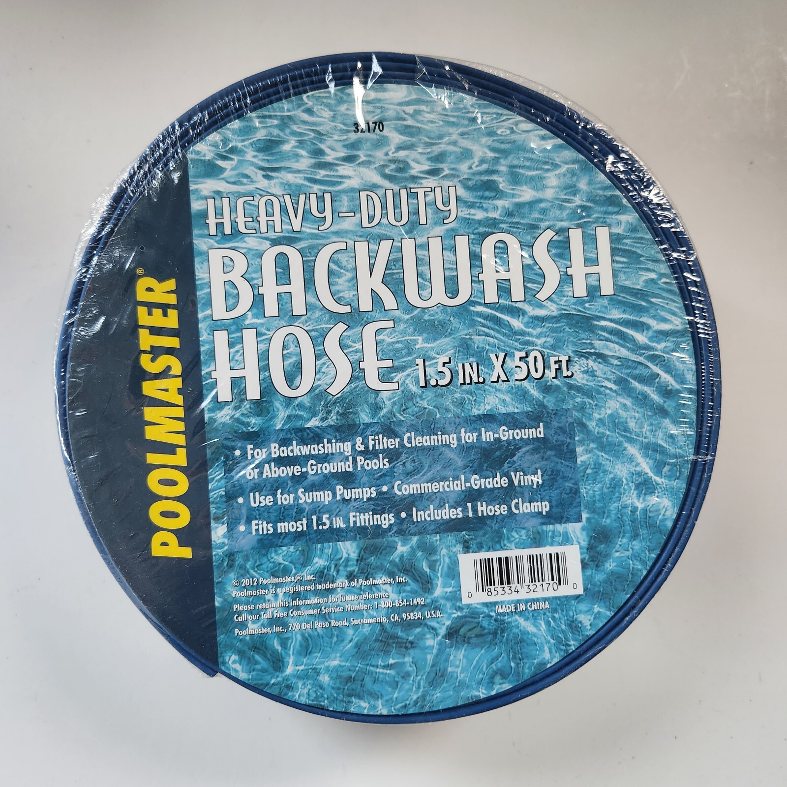 NEW Poolmaster 32170 1-1/2" x 50' Heavy Duty Backwash Hose | eBay