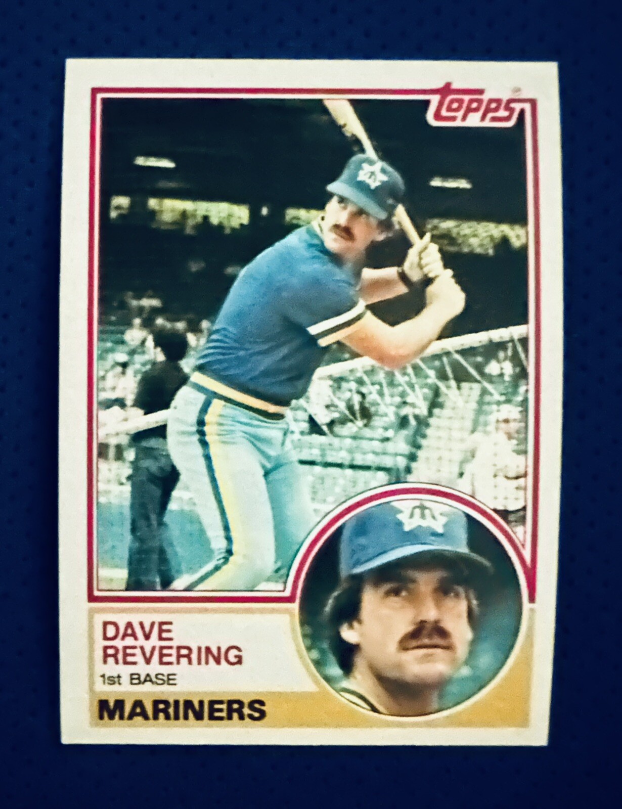 1983 TOPPS #677 DAVE REVERING SEATTLE MARINERS NM-MT or BETTER 5 YEAR ...