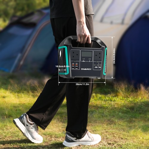 SWAREY Portable Power Station 1000W 725.76Wh Solar Power Generator ...