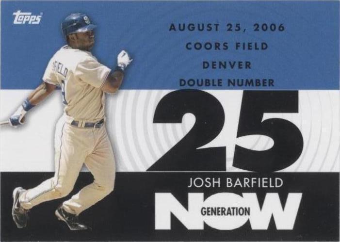 2007 Topps - Generation Now Josh Barfield #GN575 for sale online | eBay
