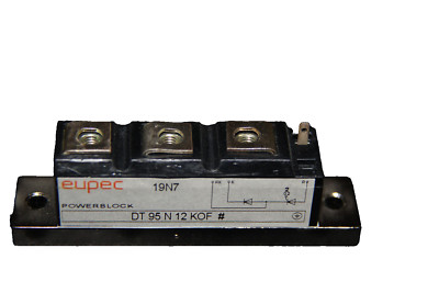 EUPEC POWER BLOCK Phase Control Thyristor Module DT 95 N 12 KOF | eBay