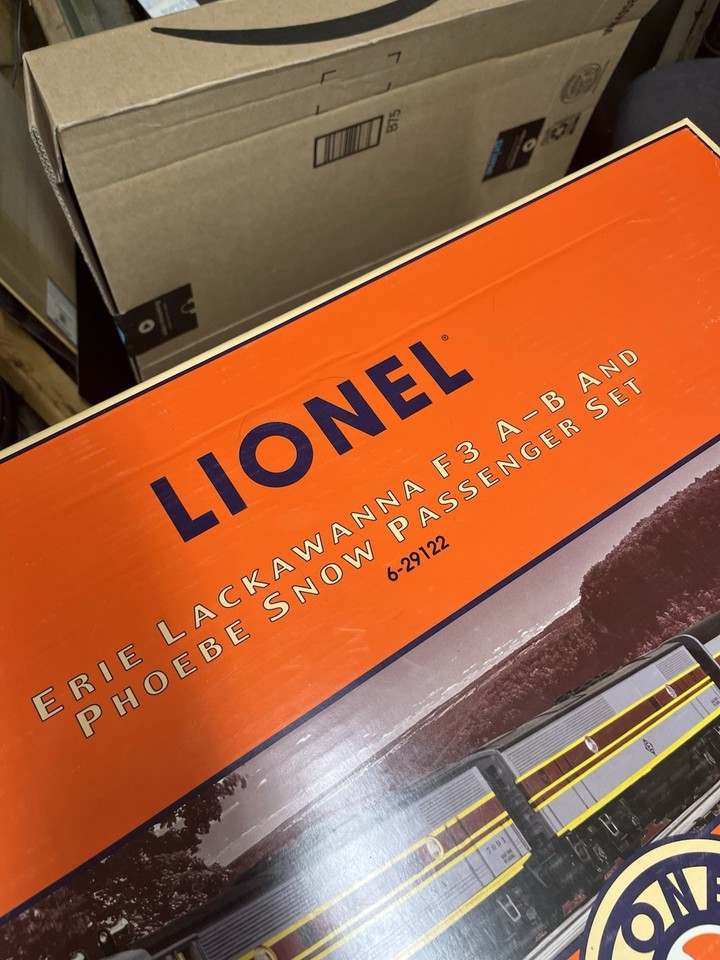 Lionel 6-29122 Erie Lackawanna F3 AB Phoebe Snow Passenger Set 1999 New ...