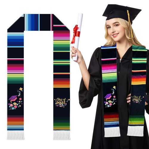 CANIPHA Mexico Graduation Stole Sash 2025, Mexico Flag Graduation day ...