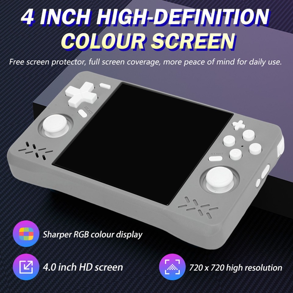 Retro Gaming Console Retro Game Console Battery Operated 4in Screen ...