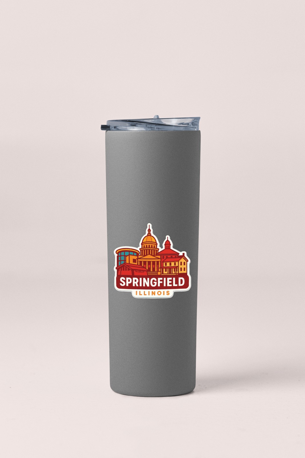 Springfield Illinois Sticker Decal Vinyl Die-Cut City Skyline Landmark ...