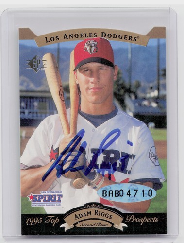 1995 SP Top Prospects Adam Riggs AU #NNO Spirit Autographs | eBay