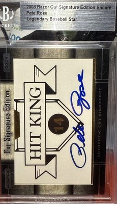 2001 Razor Cut🔥Signature Edit 🔥Pete Rose | eBay