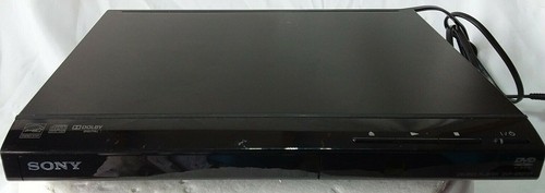 Sony DVP-SR210P Black Ultra Slim Design 270mm (480p) CD and DVD Player ...