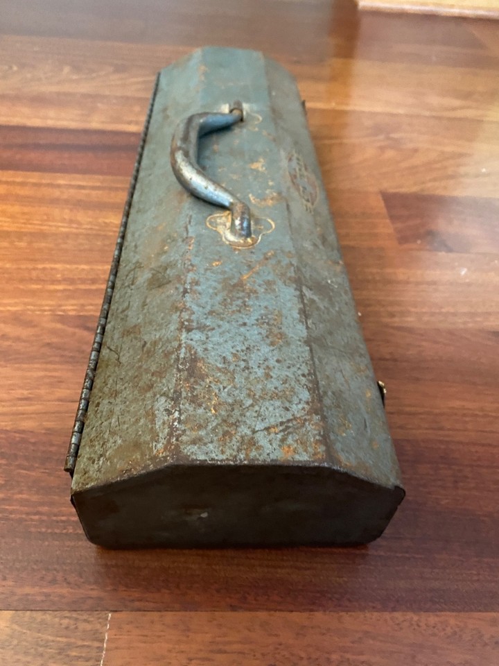 VTG CRAFTSMAN HIP/TOMBSTONE STYLE TOOL BOX, 19-1/2" x 6" x 3-1/2 ...
