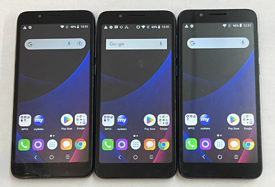 LOT OF 3 x UNLOCKED Alcatel 1X Evolve 5059Z 4G LTE Smart Cell Phone ...