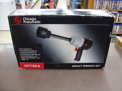 CHICAGO PNEUMATIC CP7769-6 3/4" Drive 6" SHAFT IMPACT WRENCH "NEW IN ...
