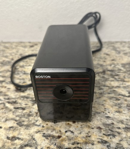 Boston Electric Pencil Sharpener Model 18 296A Black | eBay
