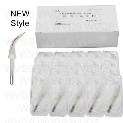 25 Tips DenMat SOL & Sapphire Diode Laser 400 UM Single Use Only ...