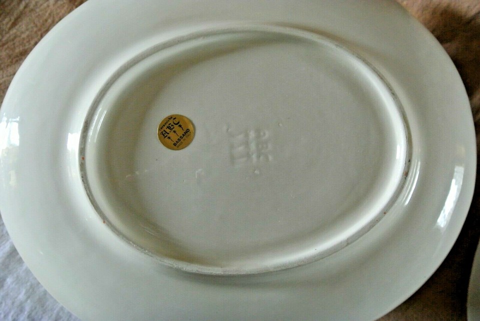 Vintage ABC BASSANO Italy Ceramic Rabbit Lid Soup Tureen Oval Bowl ...