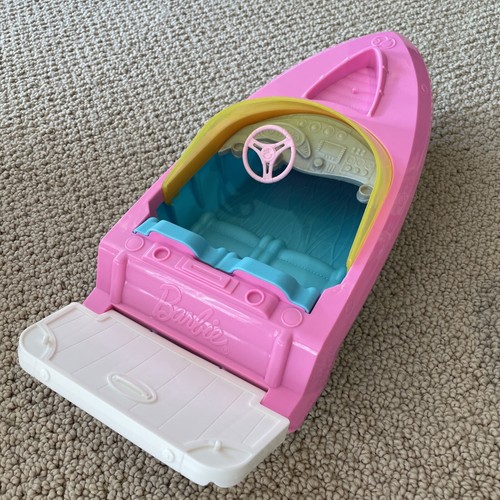 17” Original Pink Blue & White Barbie Speed Boat | eBay