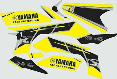 Graphics for 2003-2008 Yamaha YFZ450 YFZ 450 Yellow ATV decals stickers ...