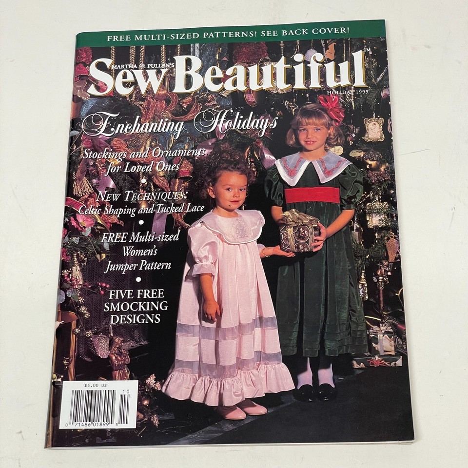 Sew Beautiful Magazine Martha Pullens Smocking Machine Embroidery ...