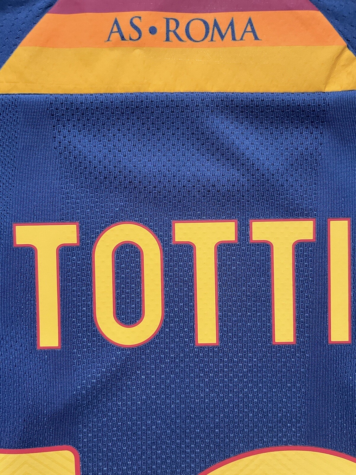 2021/22 AS Roma Fourth Jersey #10 Totti Small New Balance 4th Legend ...