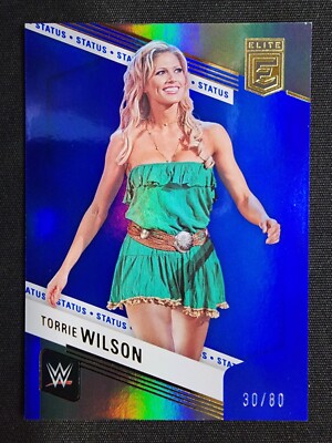 2023 Donruss Elite WWE Torrie Wilson Status Blue Parallel /80 #123 ...