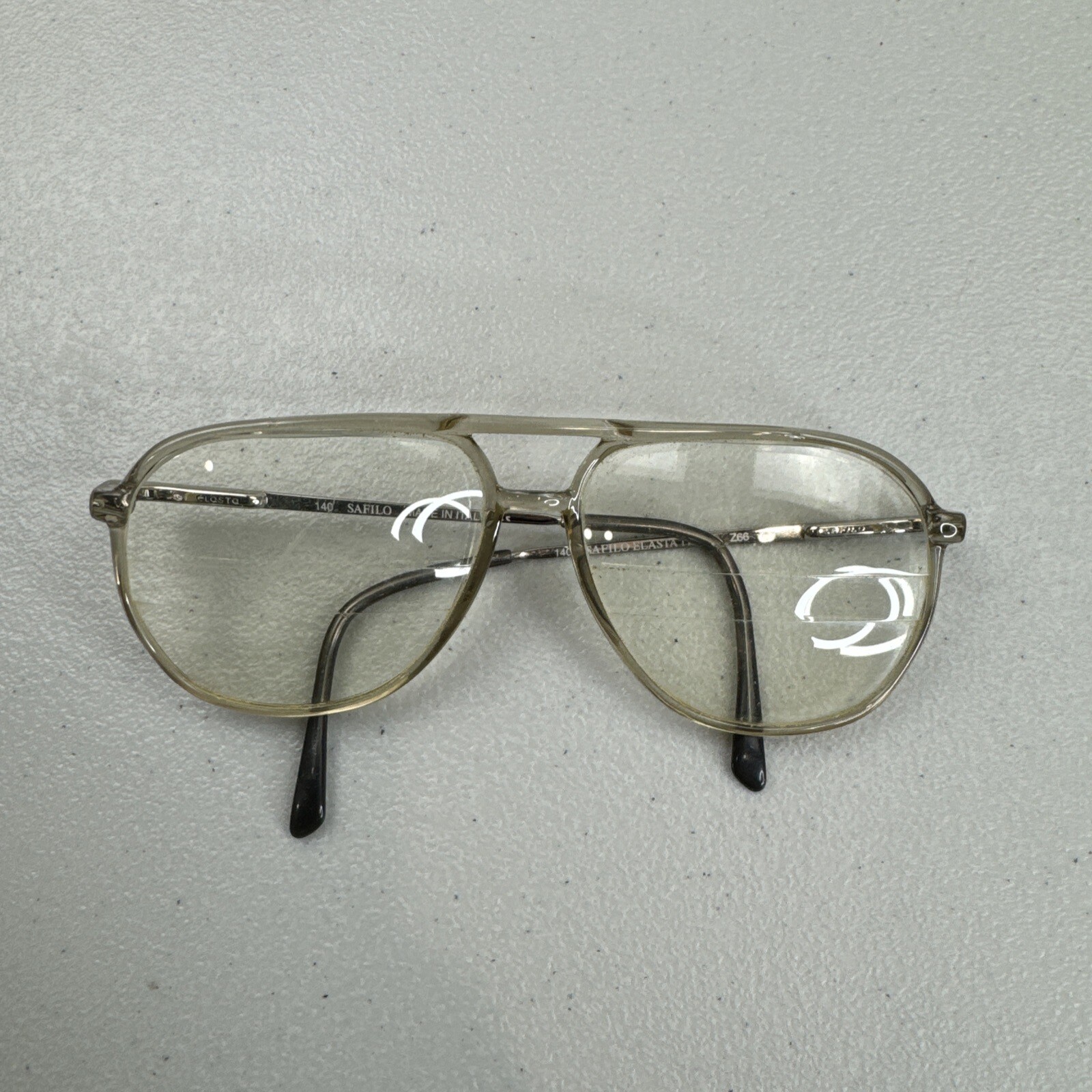 Vintage Aviator Glasses Frames Sadie Made In Italy - Gem