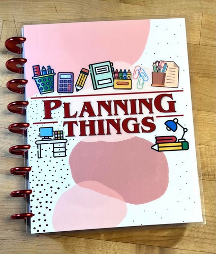 "Planning Things" Front and Back Cover Set for use with Classic Happy ...