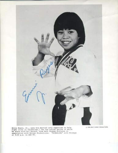 CHILD ACTOR AUTOGRAPH TAE KWON DO KARATE SIGNED PHOTO VERY YOUNG ERNIE ...
