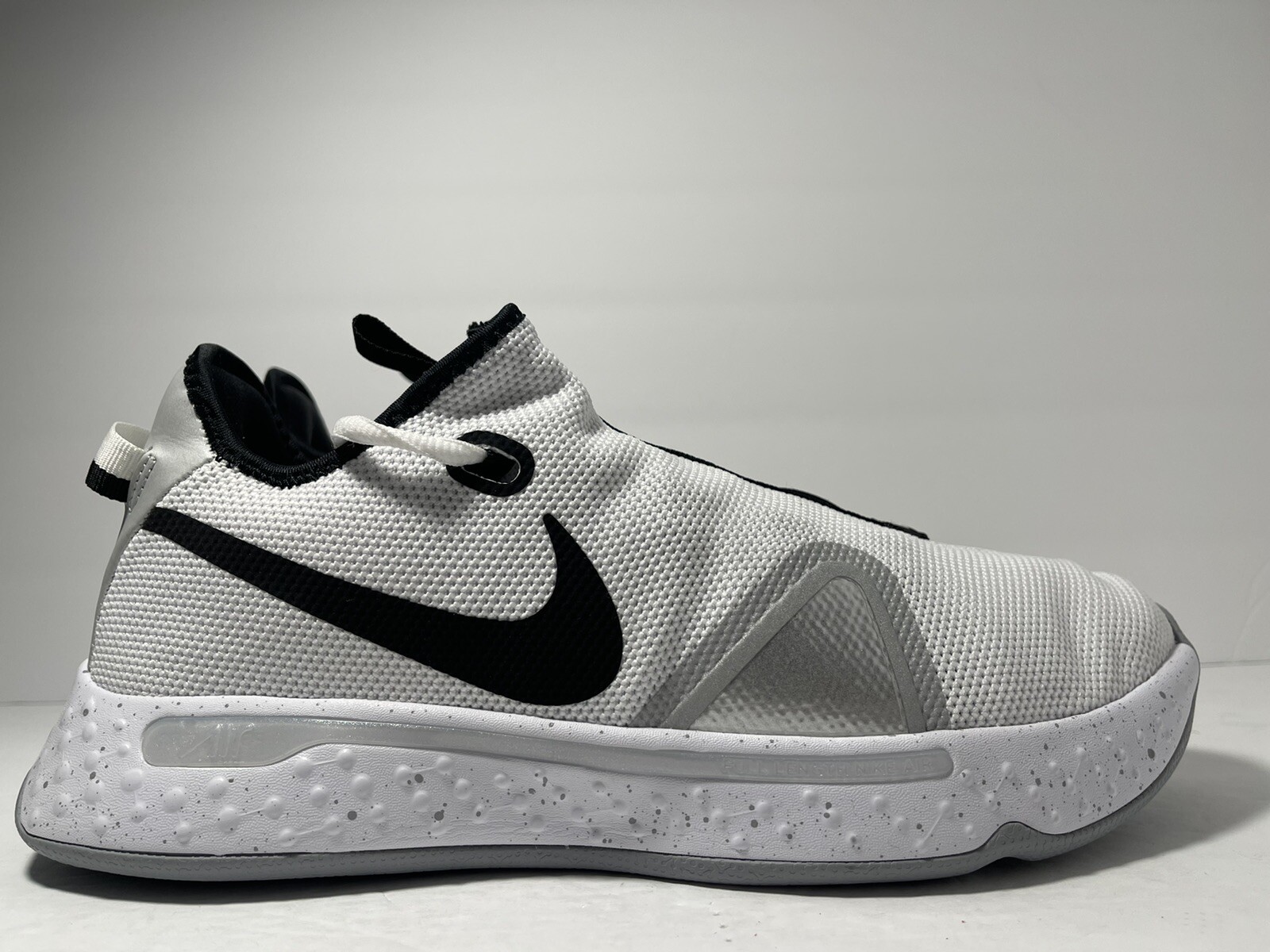 Size 9.5 - Nike PG 4 Team White Wolf Grey for sale online | eBay