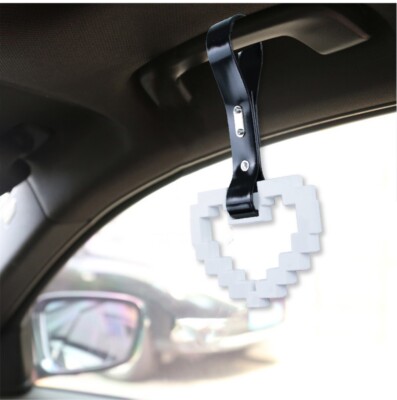 JDM TSURIKAWA Masic Heart Black-White Ring Subway Train Handle Strap ...