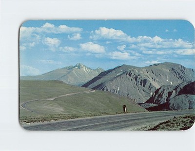 Postcard Vista above timberline on the Trail Ridge Road Colorado USA ...