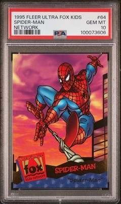 1995 Fleer Fox Kids Network #64 Spider-Man PSA 10 - POP 3 | eBay