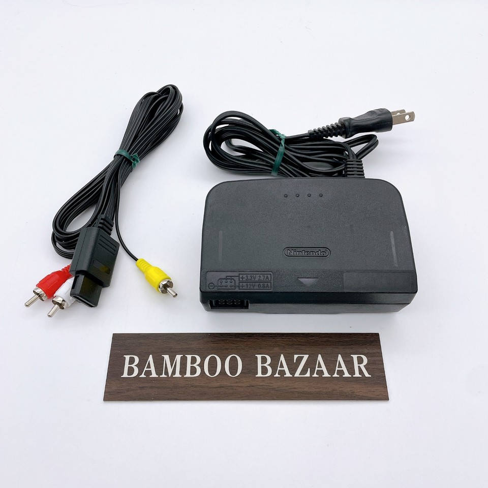 N64 Nintendo 64 Clear Red Console Region Free Choose Controller Cables ...