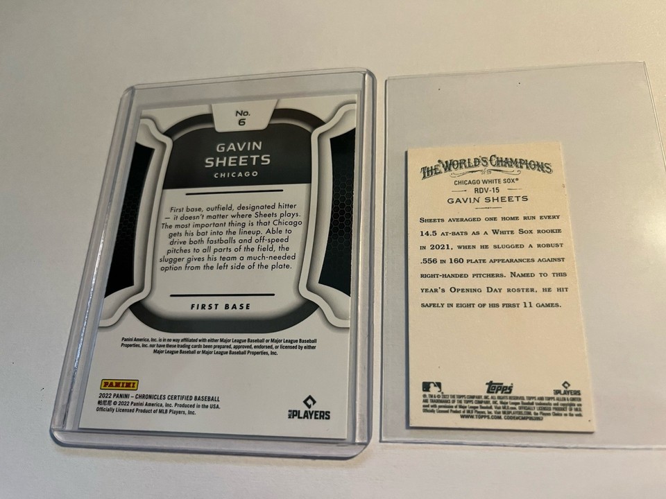 2022 Topps Allen & Ginter Gavin Sheets Mini RC Lot White Sox ...