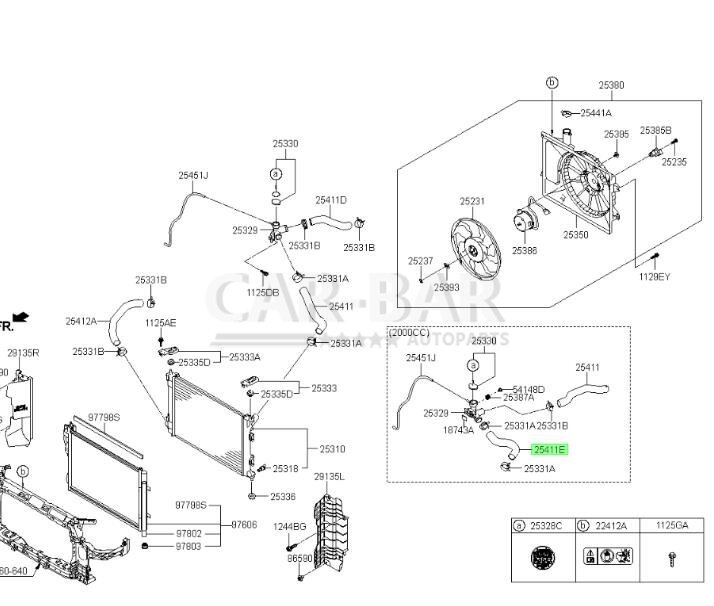 Filler Neck Assy-Radiator 25329-3X600 For Hyundai Elantra 11-15 Kia ...