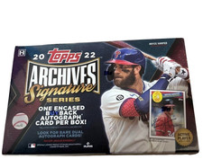 2022 Topps Archives Signature Series Retired Checklist Info, Boxes