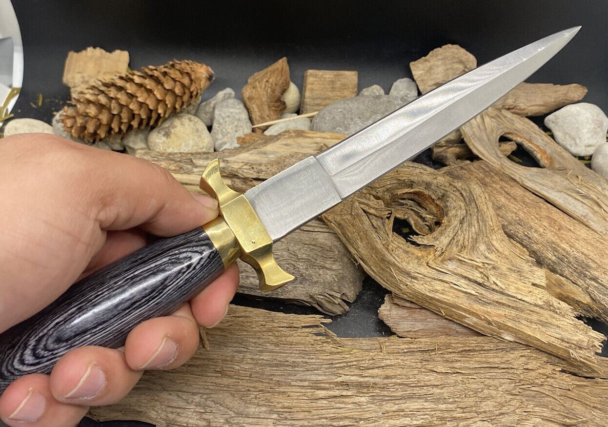 CUSTOM HAND FORGED Renaissance Athame 10" Double-Edged Steel Dagger ...