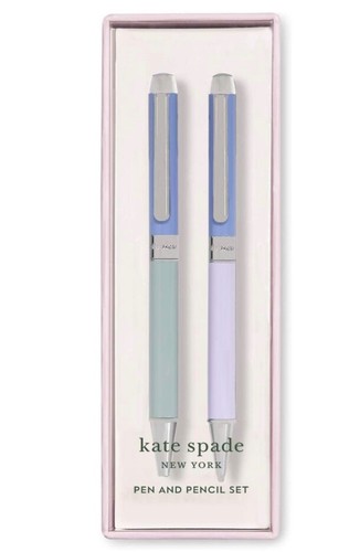 Kate Spade New York “COLORBLOCK PEN AND PENCIL SET” BLACK INK/0.9mm | eBay