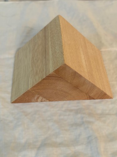 Large Wooden Craft Wood Triangle | eBay