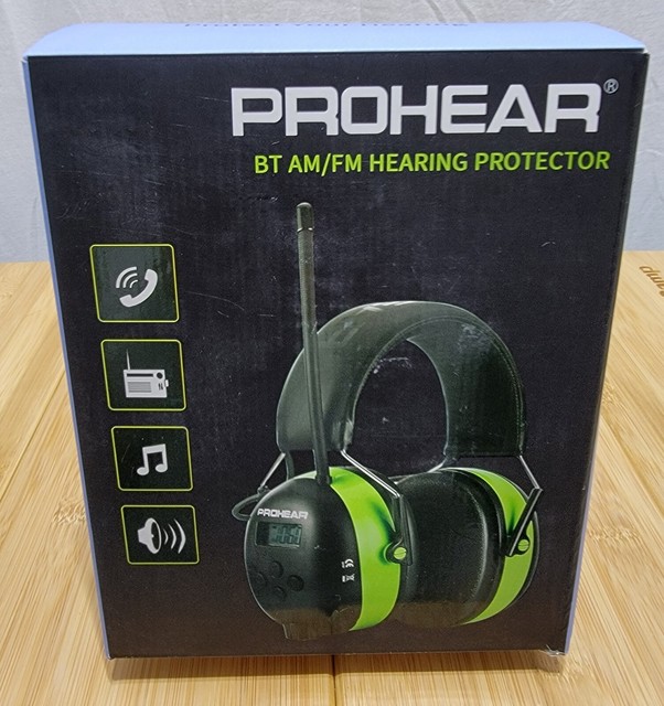 PROHEAR BT AM/FM Hearing Protector EM033 Wireless Headphones Black ...