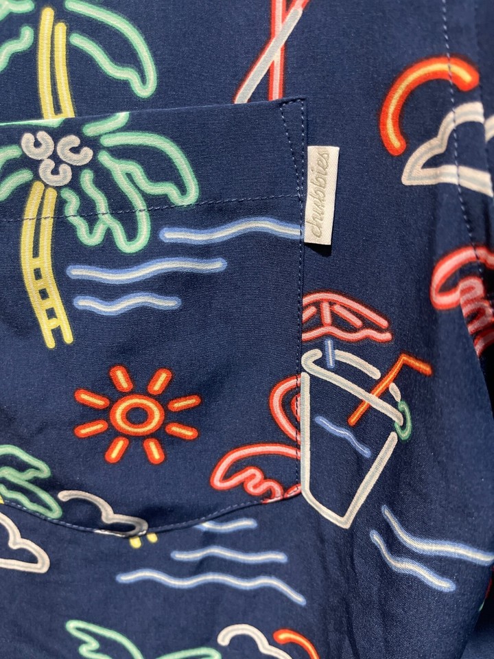 Chubbies Performance Shirt Polo 2.0 mens Size S Neon Beach NWOT | eBay