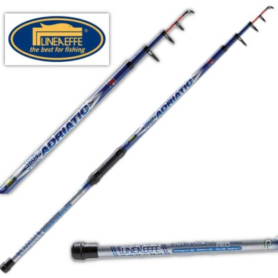 12ft Telescopic Adriatic Travel Beachcaster Sea Beach Saltwater Fishing ...