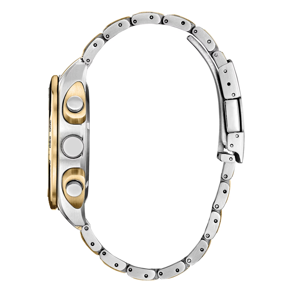 Citizen AT2414-51L Men's Eco-Drive Stainless Steel Bracelet Gold Silver ...
