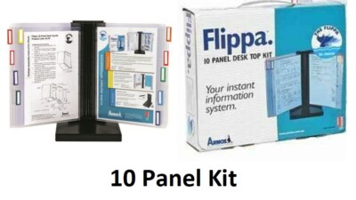 Arnos B179 Flippa Desktop Visual Display Unit 10 Panel Metal Base Stand ...