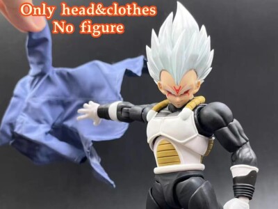 Kong Studio / Beast Deities Xeno Base shf 1/12 SSJ Vegeta head kit ...