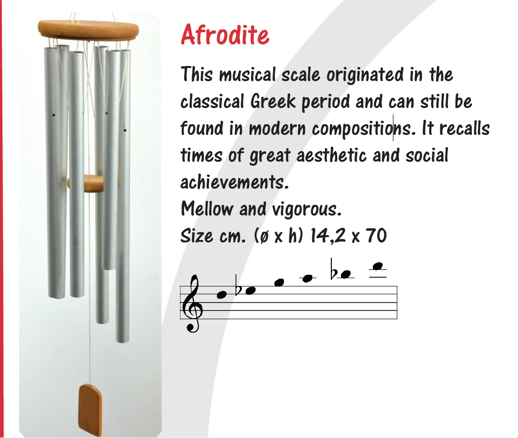 Acient Wood Wind Chimes Scale