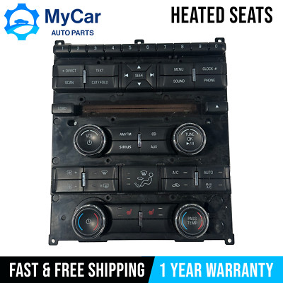 OEM 2010-2012 FORD TAURUS RADIO AC CLIMATE CONTROL PANEL HEATED AG1T ...